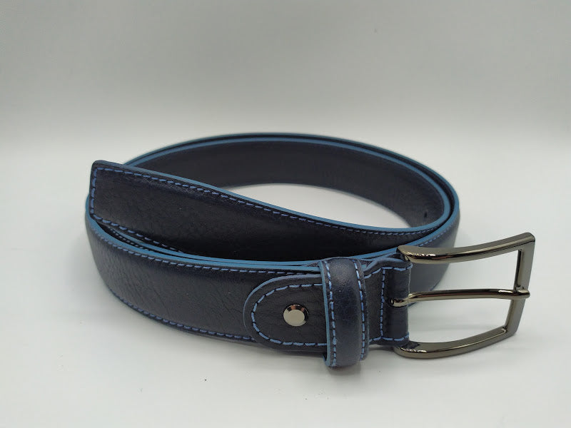 Contrast Full Grain Leather Belt – Old Galles